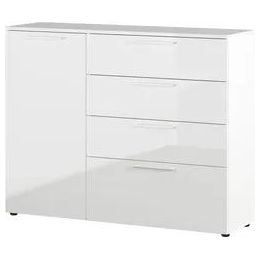 Kommode Germania "Sunnyvale", wei&szlig;, B:135cm H:107cm T:40cm, Sideboards, Kommode, Breite 135 cm