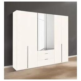 Kleiderschrank wimex "New York", wei&szlig; (wei&szlig;, spiegel), B:270cm H:236cm T:58cm, Schr&auml;nke, Kleiderschrank, mit Spiegelt&uuml;r