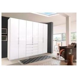 Kleiderschrank Wiemann "Loft", wei&szlig; (wei&szlig;, wei&szlig; glas), B:300cm H:236cm T:58cm, Glas, Schr&auml;nke, Kleiderschrank, Glasfront