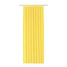 Vorhang WIRTH "Trondheim 328 g/m2" Gr. 5, gelb, B:132cm H:225cm, Chenille, Polyacryl, Gardinen