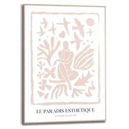 Poster Reinders "Le Paradis Esth&eacute;tique", beige (farbe bild(er): beige), B:50cm H:70cm T:1,6cm, MDF, Bilder, Poster