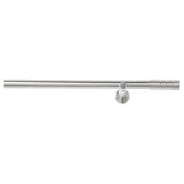 Vorhangstange GOOD LIFE "Ranura" Gr. 5, silber (edelstahlfarben), L:200cm &Oslash;:20mm, Metall, Gardinenstangen