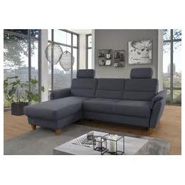 Ecksofa Home Affaire "Palmera L-Form, B: 244 cm - OTTO. Verl&auml;ssliche Qualit&auml;t.", grau (anthrazit), B:244cm H:89cm T:163cm, 100% Polyester;Struktur (100% Polyester);Luxus-Microfaser in Lederoptik (100% Polyester), Sofas, Ecksofa, optional Bettfunktion & Bettkasten, Federkern