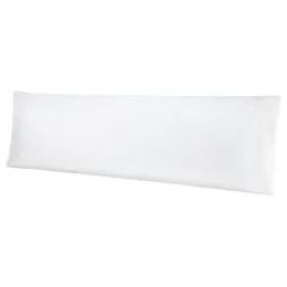 Kissenbezug bellana "Mako-Jersey", wei&szlig;, B:40cm L:140cm, Jersey, Obermaterial: 100% Baumwolle, Kissenbez&uuml;ge, Kissenbezug, f&uuml;r Seitenschl&auml;ferkissen