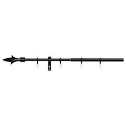 Gardinenstange mydeco "lance" Gr. 1, schwarz, L:240cm &Oslash;:16mm, Aluminium, Gardinenstangen