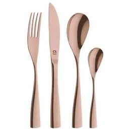 CS SOLINGEN Besteck-Set CARL SCHMIDT SOHN "Bocholt", rosa (ros&eacute;goldfarben), 24 Stk., Edelstahl, Essbesteck-Sets, hochwertige PVD-Beschichtung