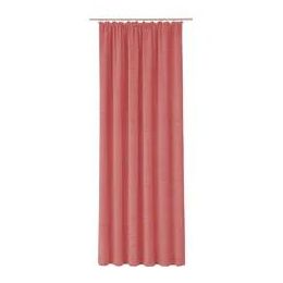 Vorhang WIRTH "B-Holmsund" Gr. 8, rosa, B:172cm H:160cm, Chenille, Polyacryl, Gardinen