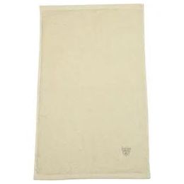 G&auml;stehandt&uuml;cher Ross "Vita", beige (sand), B:30cm L:50cm, Frottier, Obermaterial: 100% Baumwolle, Handt&uuml;cher, Bestickung Ross-Emblem