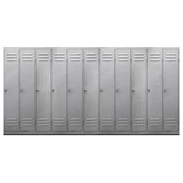 Fototapete ARCHITECTS PAPER "Wardrobe", grau, B:5m L:2,5m, Vlies, Tapeten, Vlies, Wand, Schr&auml;ge