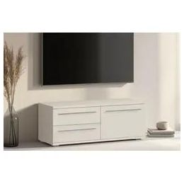 TV-Board OTTO HOME "Piano", beige (beige 71 hochglanz), B:120cm H:46,2cm T:45,2cm, Holzwerkstoff, Sideboards, TV-Board, UV lackiert, mit Soft-Close-Funktion