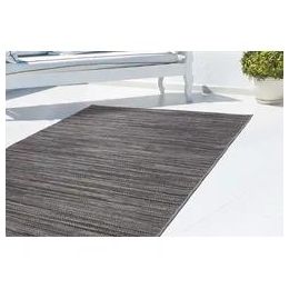 Teppich Lalee "Sunset 600" Gr. 2, grau, B:80cm H:7mm L:150cm, Kunstfaser, Teppiche, Teppich, In- und Outdoor geeignet, Wohnzimmer