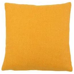 G&ouml;zze Dekokissen G&Ouml;ZZE "Dallas", gelb (gelb, orange, unifarben), B:60cm L:60cm, Obermaterial: 100% Polyester, Dekokissen_Sitzkissen_Kissenh&uuml;llen, in vielen Farben