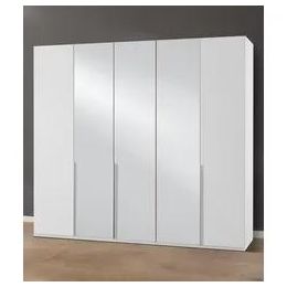 Kleiderschrank wimex "New York", wei&szlig;, B:225cm H:208cm T:58cm, Schr&auml;nke, Kleiderschrank