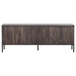 Sideboard Woood "New Gravure, TV-Kommode, Breite 100 cm oder 150 cm", braun, B:150cm H:56cm T:44cm, Holzwerkstoff, Sideboards, Sideboard, Kommode H&ouml;he 56 cm, mit grafischen Relieft&uuml;ren, viel Stauraum