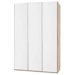 Kleiderschrank wimex "New York", wei&szlig; (struktureichefarben hell, front wei&szlig;), B:180cm H:208cm T:58cm, Schr&auml;nke, Kleiderschrank, in vielen Breiten, 208 oder 236cm hoch