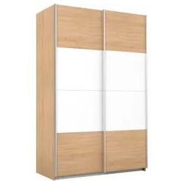 Schwebet&uuml;renschrank Rauch "Quadra Kleiderschrank Schrank Gaderobe", wei&szlig; (struktureichefarben hell, wei&szlig;), B:136cm H:210cm T:62cm, Holzwerkstoff, Schr&auml;nke, Schwebet&uuml;renschrank, mit M&ouml;glichkeit zur individuellen Frontgestaltung, leichtg&auml;ngige T&uuml;ren