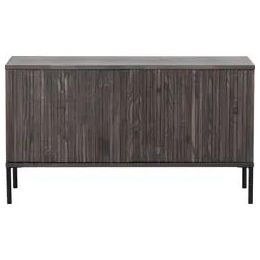 Sideboard Woood "New Gravure, TV-Kommode, Breite 100 cm oder 150 cm", braun, B:100cm H:56cm T:44cm, Holzwerkstoff, Sideboards, Sideboard, Kommode H&ouml;he 56 cm, mit grafischen Relieft&uuml;ren, viel Stauraum