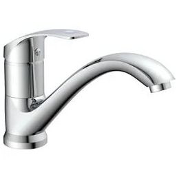 EISL&reg; Sp&uuml;ltischarmatur EISL "Rimini", grau (chromfarben), B:4,8cm H:15,8cm T:26,2cm, Kunststoff, Messing, Armaturen, 360 schwenkbarer Wasserhahn, Mischbatterie, Sp&uuml;ltischarmatur in Chrom