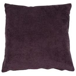 G&ouml;zze Dekokissen G&Ouml;ZZE "Muri", lila (brombeer, unifarben), B:50cm L:50cm, Obermaterial: 100% Polyester, Dekokissen_Sitzkissen_Kissenh&uuml;llen, in vielen Unifarben