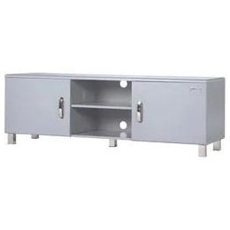 Lowboard Phoenix "Miami", grau (hellgrau), B:160cm H:52,5cm T:41,2cm, Sideboards, Lowboard, Breite 160 cm