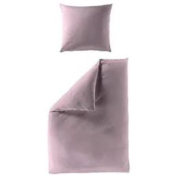 Bettw&auml;sche Bierbaum "Elegant uni", lila (flieder), B/L: 240cm x 220cm, 1 Stk., 2 Stk., Mako-Satin, B/L: 80cm x 80cm & 80cm x 80cm, 3 Stk., Mako-Satin, Obermaterial: 100% Baumwolle, Bettw&auml;sche, Bettw&auml;sche, Mako-Satin, 100 % Baumwolle, Uni, pflegeleicht