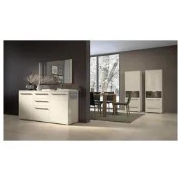 Kommode OTTO HOME "Piano", beige (beige hochglanz), B:150cm H:84,6cm T:45,2cm, Holzwerkstoff, Sideboards, Kommode, Hochglanz UV lackiert, Soft-Close Funktion