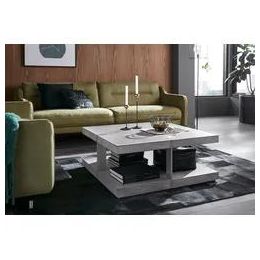 Couchtisch OTTO HOME "Verrazzano", bunt (grau, silberfarben), B:100cm H:38cm T:100cm, Tische, Couchtisch
