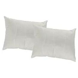 Dekokissen WIRTH "Sepino" Gr. 2, beige (creme, gemustert), B:50cm L:50cm, Baumwolle, Polyester, Dekokissen_Sitzkissen_Kissenh&uuml;llen, Kissenh&uuml;lle ohne F&uuml;llung, 2 St&uuml;ck