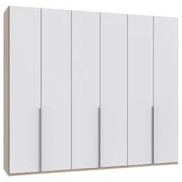 Kleiderschrank wimex "New York", wei&szlig; (struktureichefarben hell, front wei&szlig;), B:270cm H:236cm T:58cm, Schr&auml;nke, Kleiderschrank, in vielen Breiten, 208 oder 236cm hoch