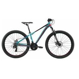 Mountainbike Bikestar Gr. 36, blau (t&uuml;rkis), Fahrr&auml;der, 36cm, 27,5 Zoll (69,85cm), f&uuml;r Damen und Herren, Kettenschaltung