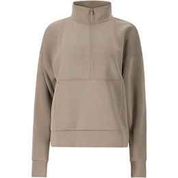 ENDURANCE ATHLECIA Athlecia Sweatshirt 'Jillnana' Damen Gr&ouml;&szlig;e L taupe