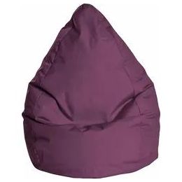 Sitzsack SITTING POINT "BRAVAL L", lila (aubergine), B:70cm H:90cm T:70cm, Polyester, Polystyrol, Sitzs&auml;cke, Sitzsack