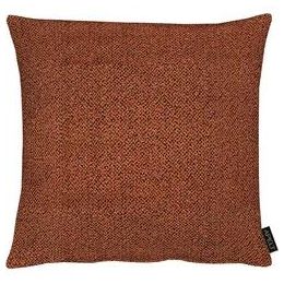 Dekokissen Apelt "Tony" Gr. 1, orange (orange, unifarben), B:45cm H:5cm L:45cm, Polyester, Dekokissen_Sitzkissen_Kissenh&uuml;llen, Kissenh&uuml;lle mit F&uuml;llung, 1 St&uuml;ck