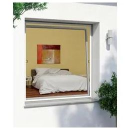 Insektenschutz-Fensterrahmen Windhager "RHINO", wei&szlig; (rahmen: wei&szlig; gewebe: anthrazit), B:100cm H:120cm, Insektenschutzgitter, BxH: 100x120 cm