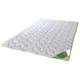 Gl&ouml;&ouml;ckler Microfaserbettdecke KBT BETTWAREN "Greenfirst Anti-Milbe und M&uuml;cke", wei&szlig;, B:155cm L:220cm, Bezug: 100% Polyester, Bettdecken, Microfaserbettdecke