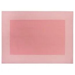 Platzset stuco "Cadre", rosa, B:33cm L:45cm, Obermaterial: 75% Polyethylen, 25% Polyester, Platzsets