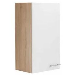 H&auml;ngeschrank Optifit "Kalmar", wei&szlig;, B:50cm H:90cm T:35cm, Schr&auml;nke, H&auml;ngeschrank