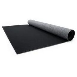L&auml;ufer "PODIUM", schwarz, B:100cm H:2,6mm L:2.700cm, Polypropylen (PP), PRIMAFLOR-IDEEN IN TEXTIL, Teppiche, L&auml;ufer, Breite 100 cm, robuster Nadelfilz, Uni-Farben