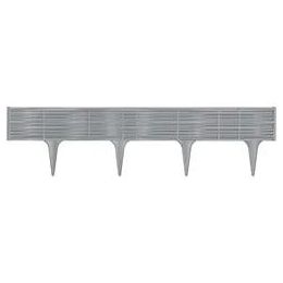 Beetumrandung Prosperplast "Garden border 405U", grau, H:18,65cm, Kunststoff, Beeteinfassungen, L&auml;nge 390 cm, steingrau