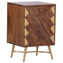 Kommode GUTMANN FACTORY "Marbella", braun, B:40cm H:60cm T:40cm, Sideboards, T&uuml;rkommode