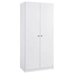 Dreht&uuml;renschrank Rauch "Kleiderschrank Schrank Garderobe Schlafzimmer B&uuml;roschrank BUCHHOLZ", wei&szlig;, B:90cm H:197cm T:54cm, Holzwerkstoff, Schr&auml;nke, Dreht&uuml;renschrank, viel Stauraum mit abschlie&szlig;baren T&uuml;ren MADE IN GERMANY
