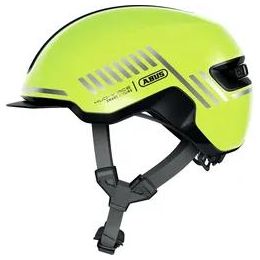 Fahrradhelm Abus "HUD-Y" Gr. L, gelb (signal gelb), Helme, L Kopfumfang: 57cm - 61cm