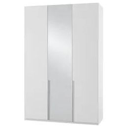 Kleiderschrank wimex "New York", wei&szlig;, B:135cm H:208cm T:58cm, Schr&auml;nke, Kleiderschrank