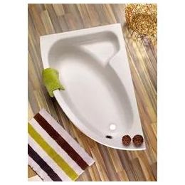 Badewanne Ottofond "Salinas", wei&szlig;, B:97cm H:58cm L:150cm T:97cm, Sanit&auml;racryl, Badewannen, mit Wannentr&auml;ger und Ablaufgarnitur