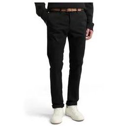 Chinohose Tom Tailor DENIM, Herren, Gr. 32, L&auml;nge 34, schwarz, Obermaterial: 97% Baumwolle, 3% Elasthan, unifarben, schmal lang, Hosen Chinohose, leicht vorgewaschen