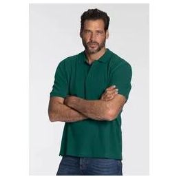 MAN'S WORLD Poloshirt MAN'S WORLD, Herren, Gr. 68/70 (4XL), gr&uuml;n (dunkelgr&uuml;n), Piqu&eacute;, Obermaterial: 100% Baumwolle, unifarben, Basic, regular fit, Rundhals, Flachstrickb&uuml;ndchen, Shirts, Kurzarm, lockere Passform, unifarben, Topseller