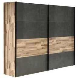 Schwebet&uuml;renschrank FORTE "Ricciano", grau (stabeichefarben, betonfarben dunkelgrau), B:270cm, Schr&auml;nke, Schwebet&uuml;renschrank, in diversen Ausf&uuml;hrungen