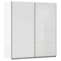 Schwebet&uuml;renschrank Rauch "Kleiderschrank Schrank KinderzimmerSUBITO", wei&szlig; (wei&szlig;, wei&szlig;glas), B:181cm H:197cm T:61cm, Holzwerkstoff, Schr&auml;nke, Schwebet&uuml;renschrank, Schlafzimmer Glasfront Breiten 136 & 181 H&ouml;he 197 cm - MADE IN GERMANY