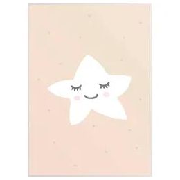 Wandbild Reinders "Slim Frame White 50x70 Sleeping Star", gr&uuml;n (farbe bild(er): khaki), B:50cm H:70cm T:2cm, MDF, Bilder