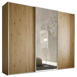 Schwebet&uuml;renschrank STAUD "Sinfonie Plus, edles Design in hochwertiger Qualit&auml;t, Made in Germany", braun (artisan eiche), B:280cm H:240cm T:68cm, Holzwerkstoff, Schr&auml;nke, Schwebet&uuml;renschrank, Mit Spiegelt&uuml;r und vier verschiedenen Ausstattungsvarianten